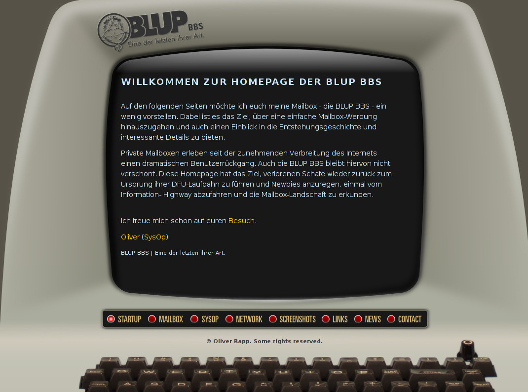 Neue BLUP BBS Website | des-OR-mad (by Oliver Rapp)